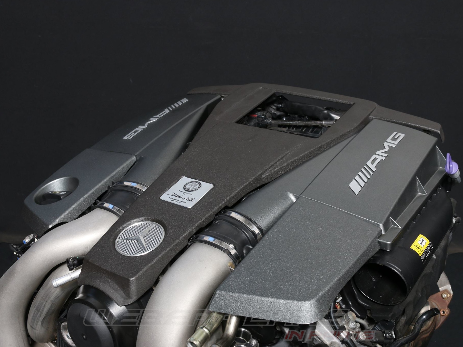 100km MB W166 ML63 AMG Motor Engine Turbocharger V8 5.5 Bi Turbo M157 ...