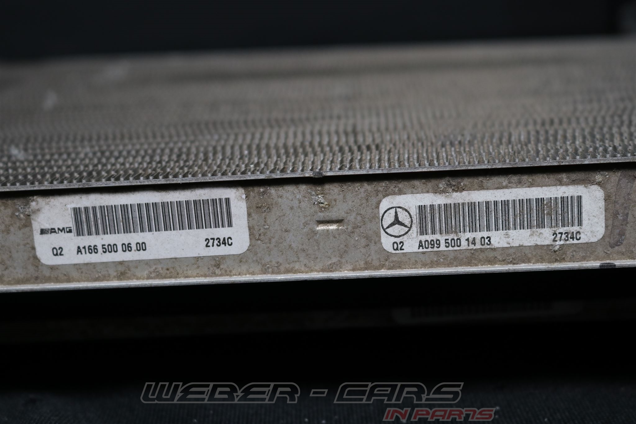 Mercedes W166 ML Gl 63 AMG Enfriador de Agua Paquete Ventilador ...