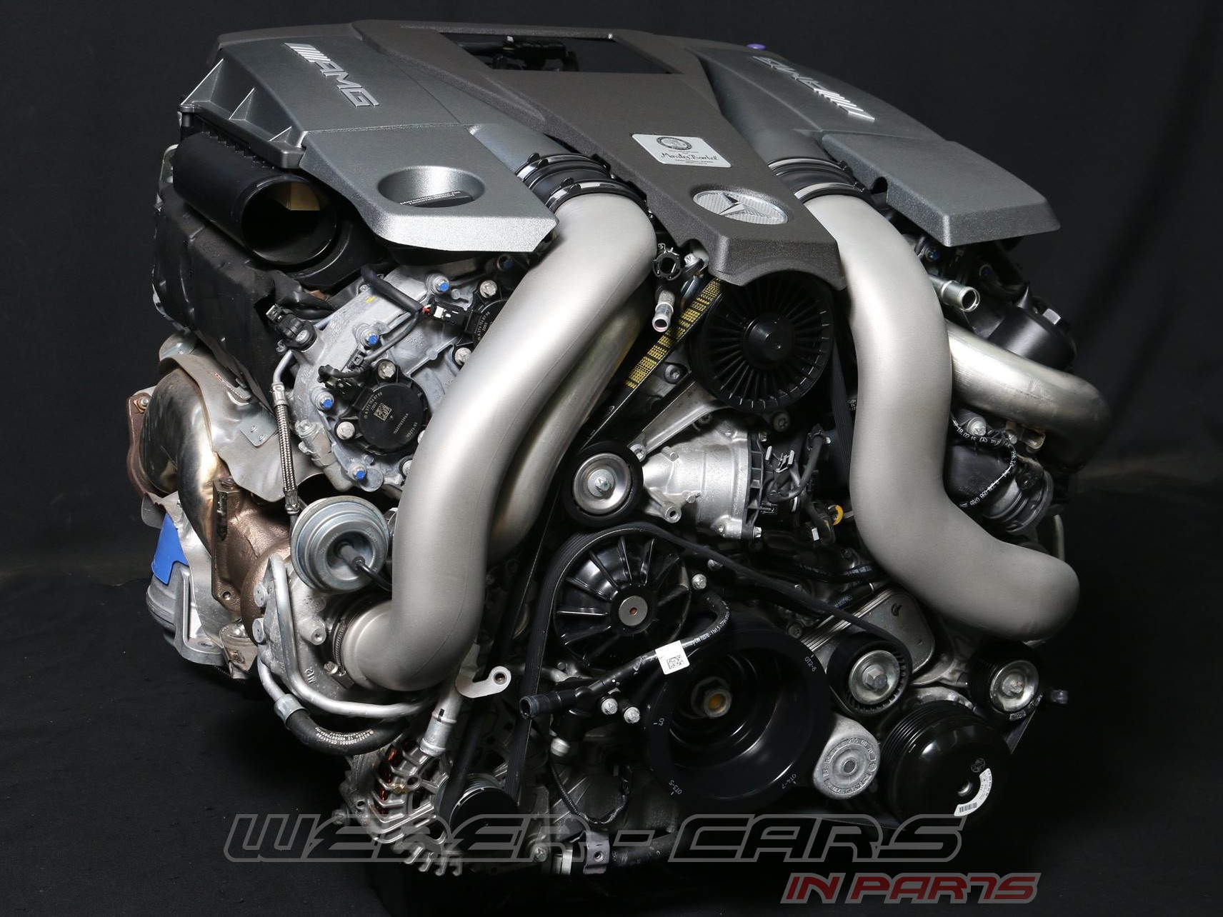100km Mercedes X166 GL GLS 63 AMG Motor Triebwerk Turbolader Anbauteile ...