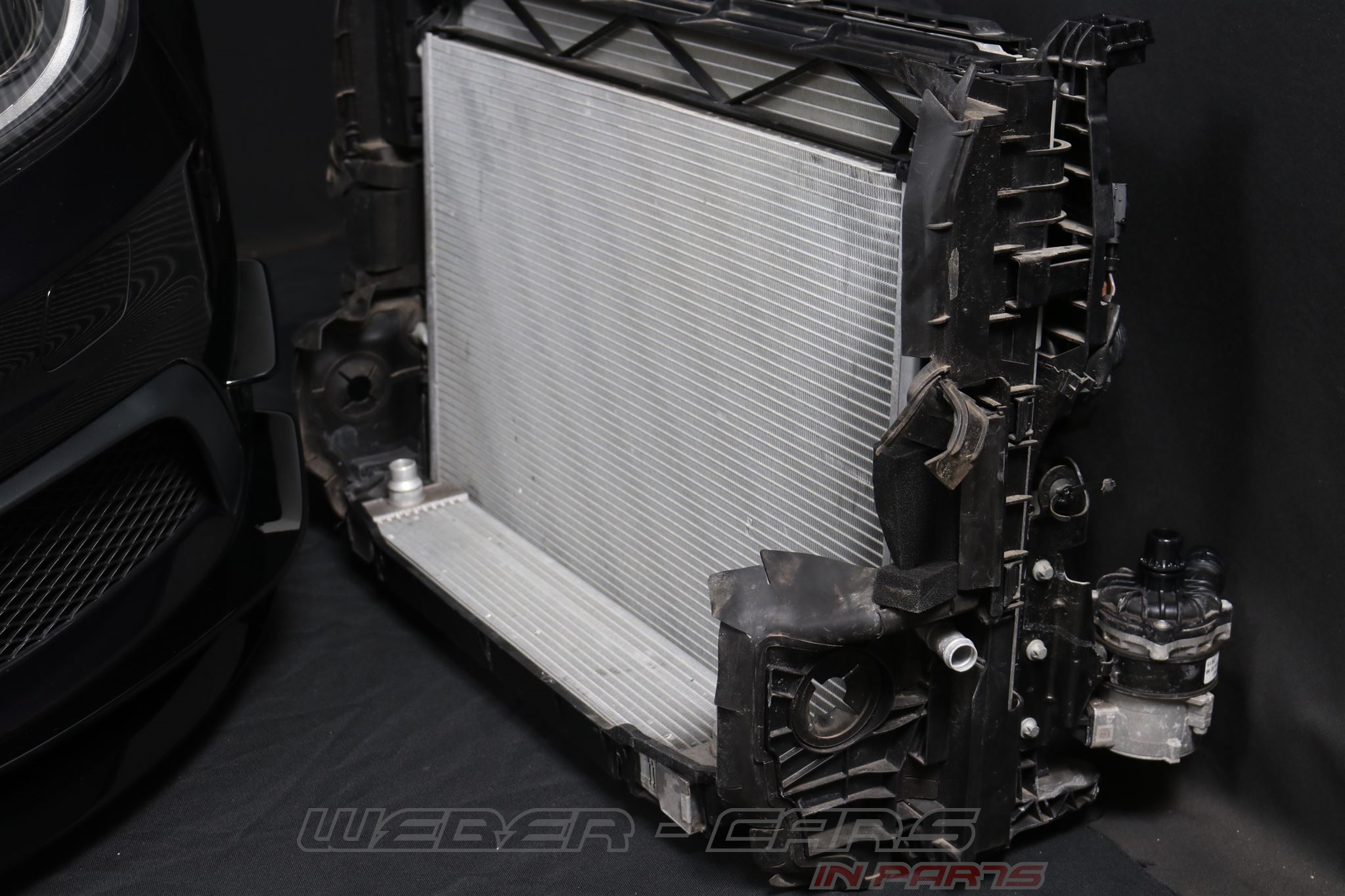 Mercedes W176 A45 AMG Front PAKET Kühler Motorhaube Stoßstange Träger ...